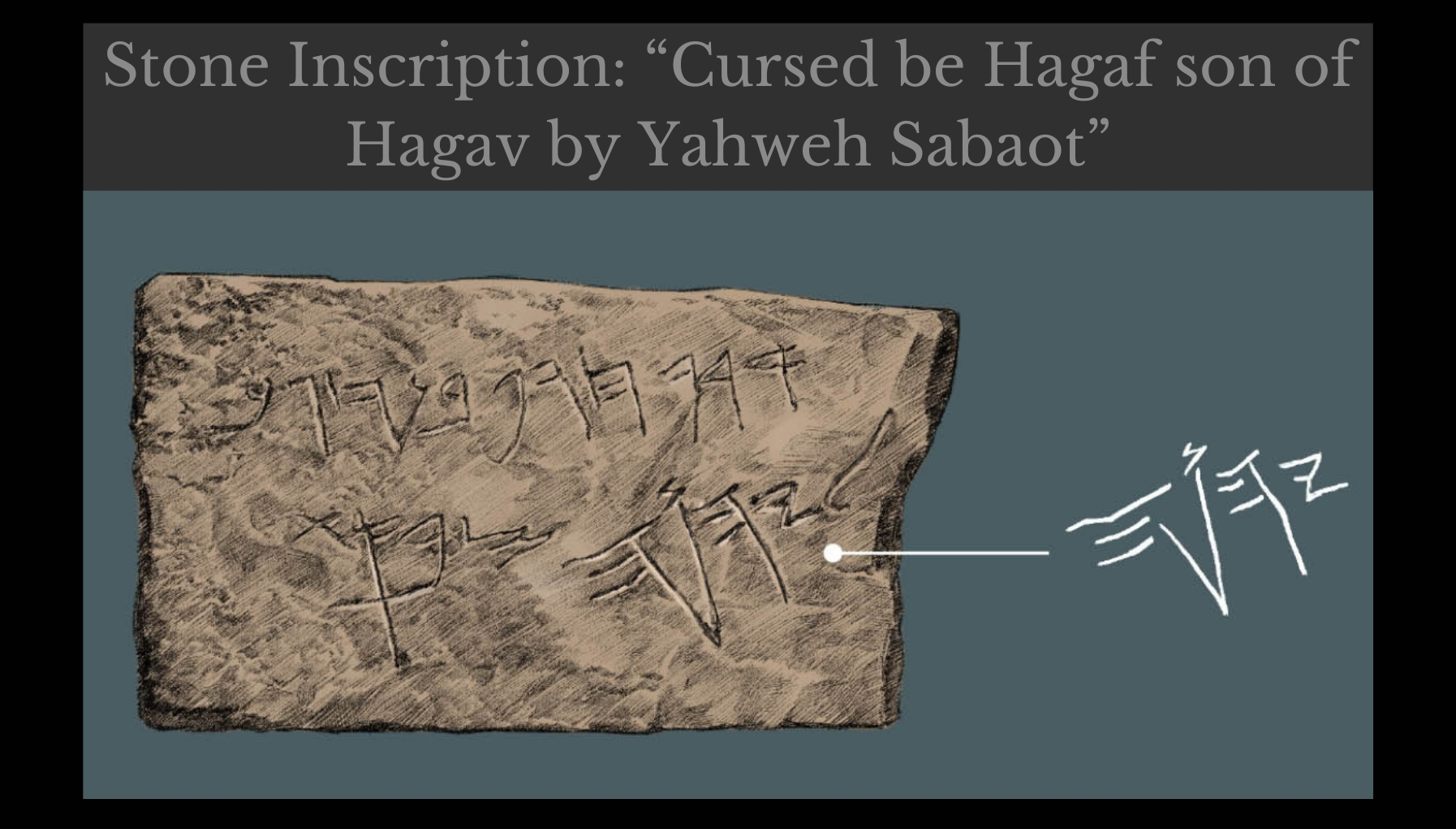 An Ancient Inscription Supporting Biblical Texts: The Curse of Hagaf ...